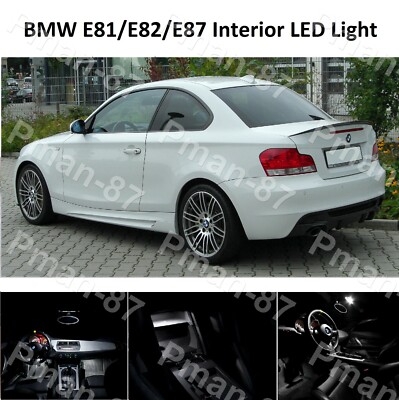 DELUXE BMW E81 E82 E87 1 SERIES COUPE LED INTERIOR UPGRADE KIT SET ...