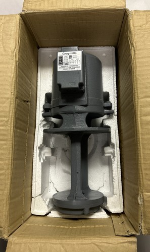 GRAYMILLS,IMV25-F,COOLANT IMMERSION PUMP 1/4HP 230/460V 3PH 2850 ...