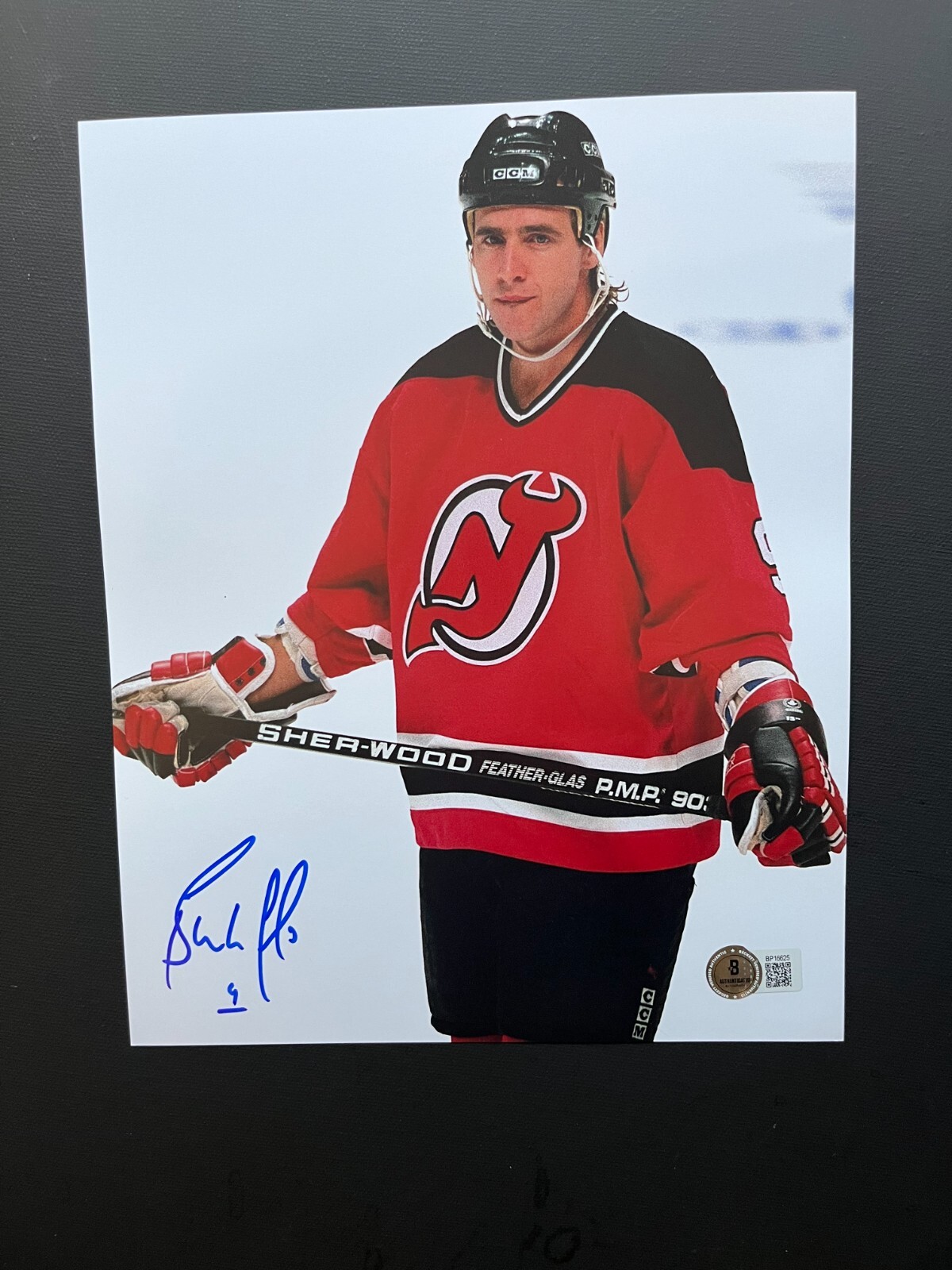 Bernie Nicholls Hot! autographed signed NHL Devils 8x10 photo Beckett ...