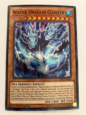 Water dragon cluster 1st edition foil (read) yu-gi-oh gaming cards ...