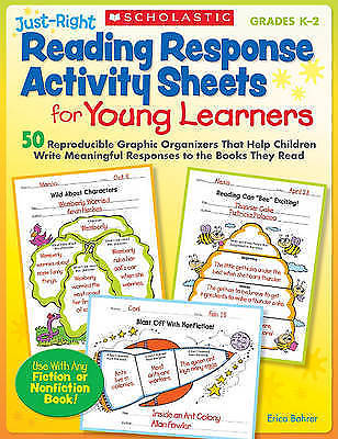 Just-Right Reading Response Activity Sheets for Young Learners : 50 ...