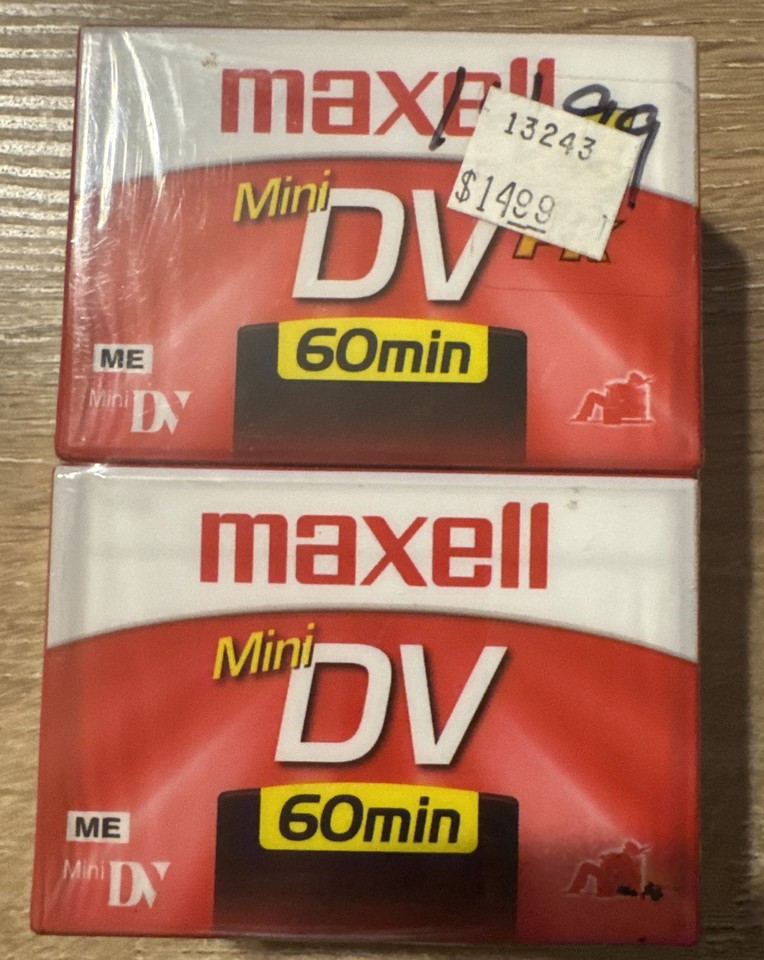 Maxell Mini DV 60 Minute Cassette Tape 4 Pack - New Sealed DVM60SE | eBay