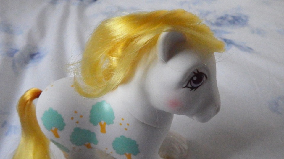 My Little Pony MLP G1 Daddy Apple Delight Loving Family Pony boy male ...