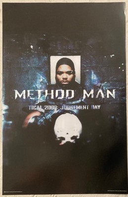 Method Man 1998 Poster Funky Wu-Tang Clan Tical 2000 Judgement Day Rap ...