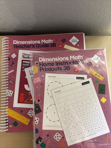 Dimensions Math 3B Teacher’s Guide & Home Instructor’s Printouts! Never ...