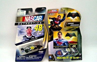 2 NASCAR AUTHENTICS - JIMMY JOHNSON A HENDRICK MOTORSPORTS & A BATMAN V ...