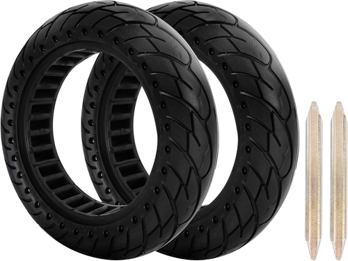 2 PCS 10X2.5 Inches Solid Tire for Segway Ninebot MAX G30 G30P G30LP ...