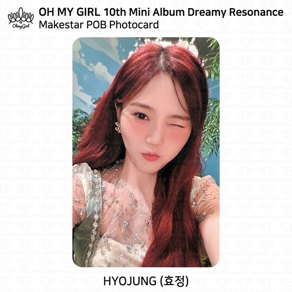 Oh My Girl 10th Mini Album Dreamy Resonance Makestar POB Photocard KPOP K-POP | eBay