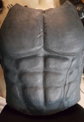 Custom made batman superhero chest muscle armor plate, arkham city ...