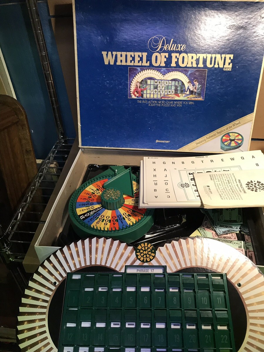 Deluxe Wheel Of Fortune Board Game