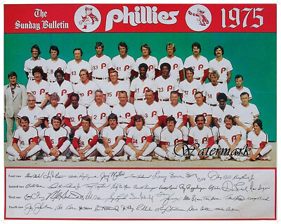 MLB 1975 Philadelphia Phillies Color Team Picture 8 X 10 Photo Picture ...