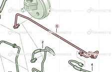 VOLKSWAGEN Touareg 7l Vacuum Pipe With Non-return Valve 7L0611932S ...