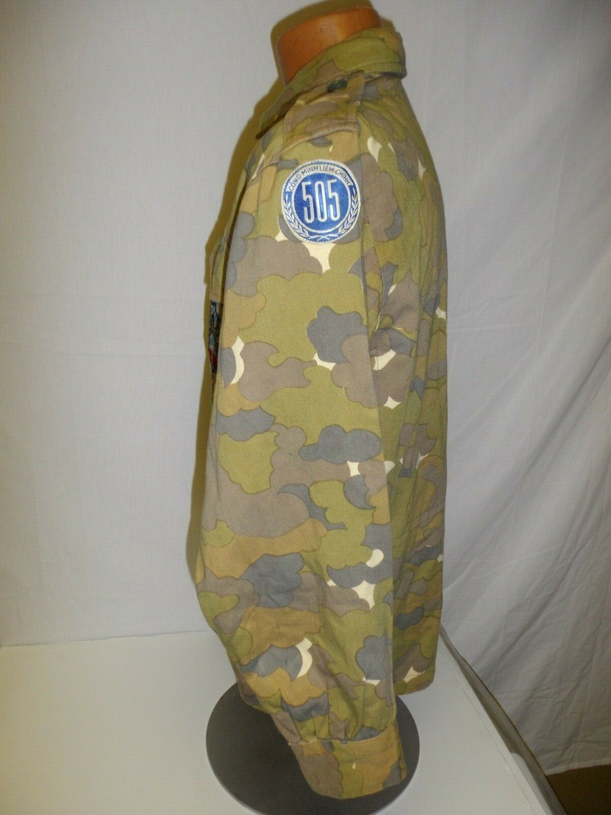 U3B-123 RVN Original Vietnam CSDC Police Field Force Camouflage jacket ...