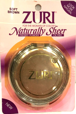 ZURI Makeup - SOFT BROWN Naturally Sheer Pressed Powder 0.4 Oz | eBay