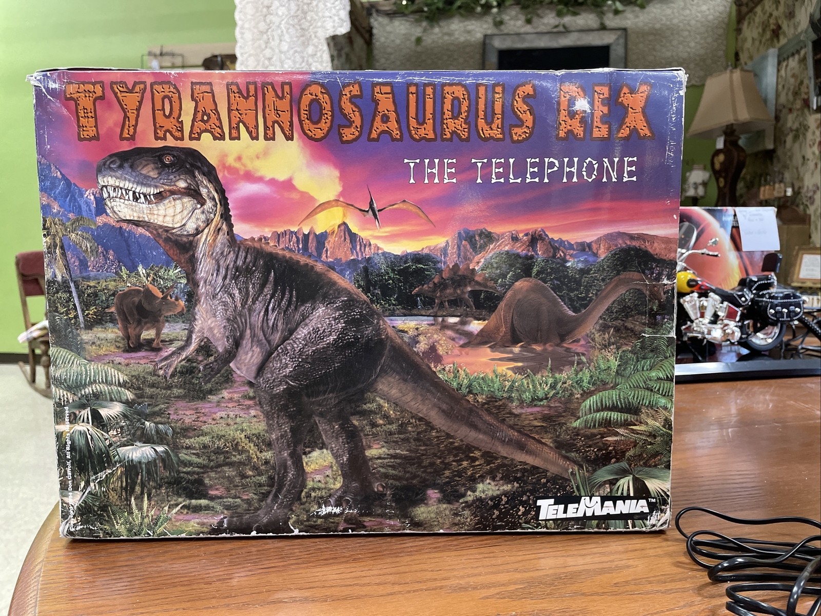 Tyrannosaurus Rex The Telephone 1994 Dinosaur Phone Telemania Tested ...