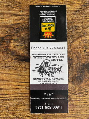 Vintage Westward Ho Motel Best Western Matchbook Matches Advertising | eBay