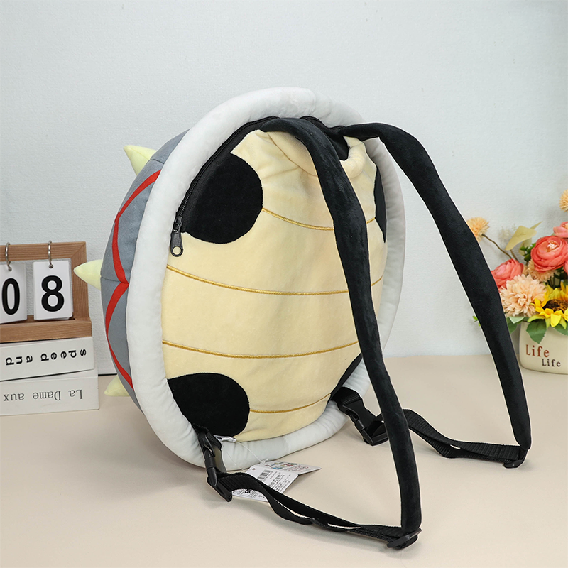 40cm Super Mario Bros Plush Dry Bones Bowser Koopa Backpack Shell Toy ...
