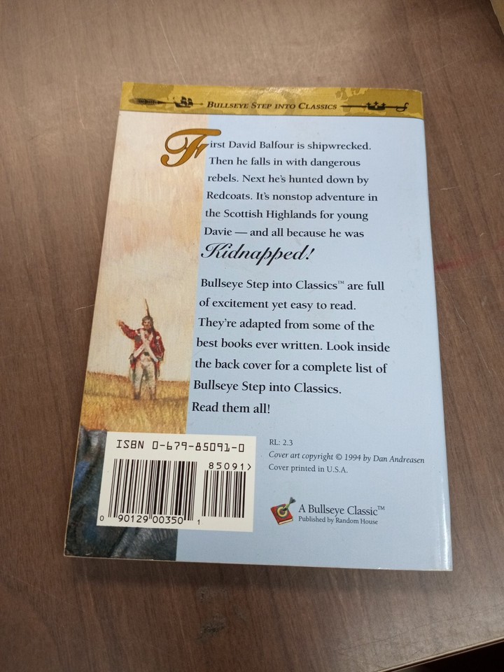 Kidnapped by Robert Louis Stevenson paperback 9780764134944 | eBay