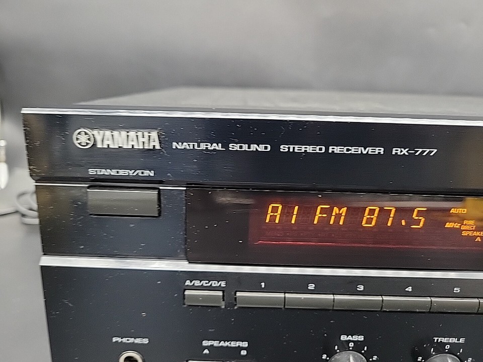 Yamaha RX-777 Stereo Receiver 100W/Channel Tested No Remote | eBay