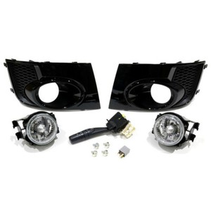 11-14 Subaru Impreza Complete Fog Lamp Kit w/ Bezel Obsidian Black ...
