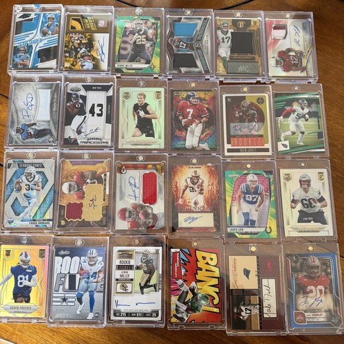 Autographed / Numbered/Rookie NFL Football Card Lot - 25 Cards | eBay