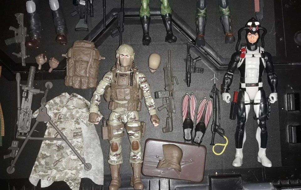 GI Joe Classified Lot Duke, Flint, Lady Jaye, Tunnel Rat, Torpedo ...
