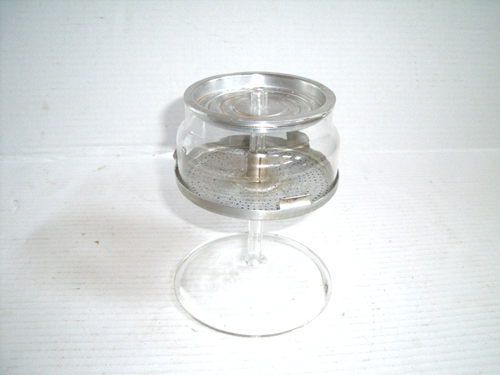 Rare ALL Glass Early Pyrex 6 Cup Percolator Glass Basket w/Stem & Both ...