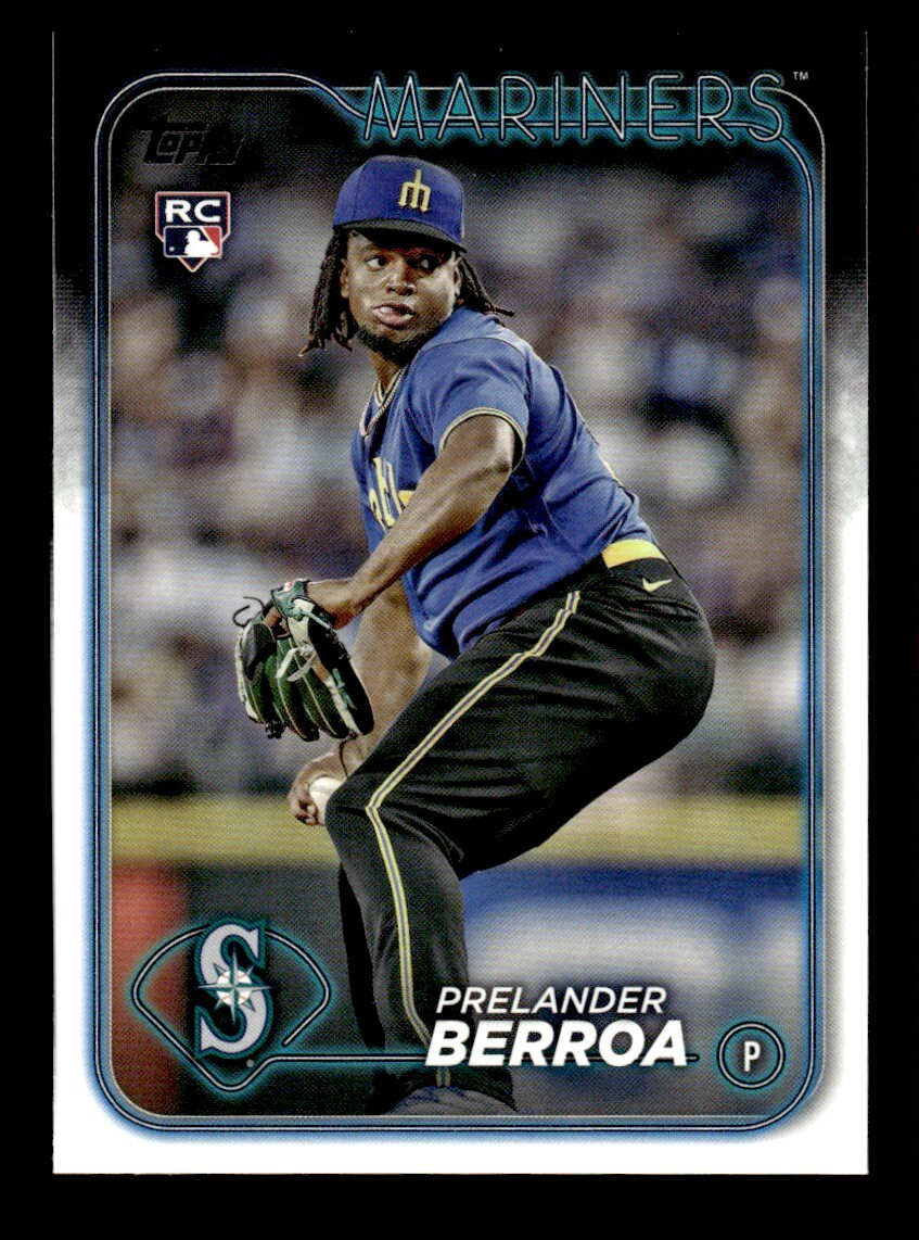 2024 Topps Series 1 #36 Prelander Berroa Rookie Seattle Mariners | eBay