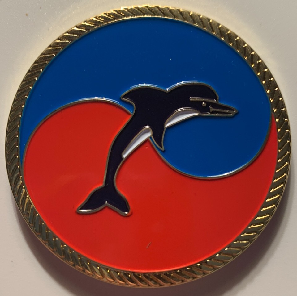 A-7E VA-203 BLUE DOLPHINS CHALLENGE COIN | eBay