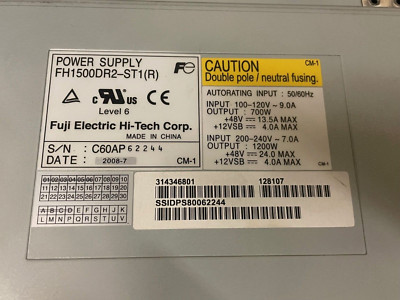 314346801 Sun STK Sun StorageTek 48V Power Supply Module | eBay