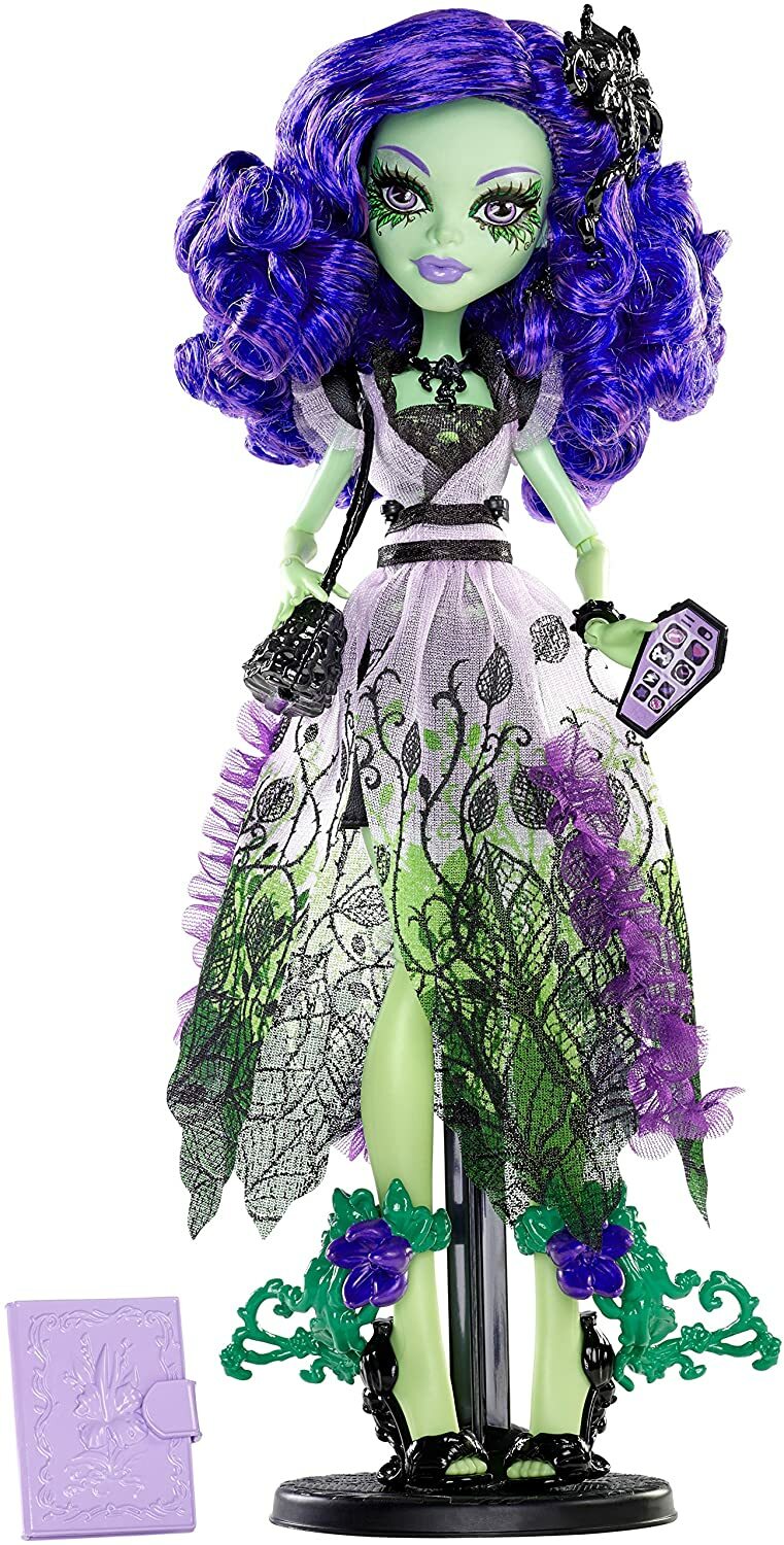 MONSTER HIGH AMANITA NIGHTSHADE DOLL GLOOM AND BLOOM CORPSE FLOWER ...