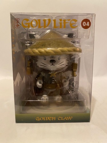 Kidrobot HUCK GEE Gold Life Dunny The Golden Claw White Tiger Cat #04 ...