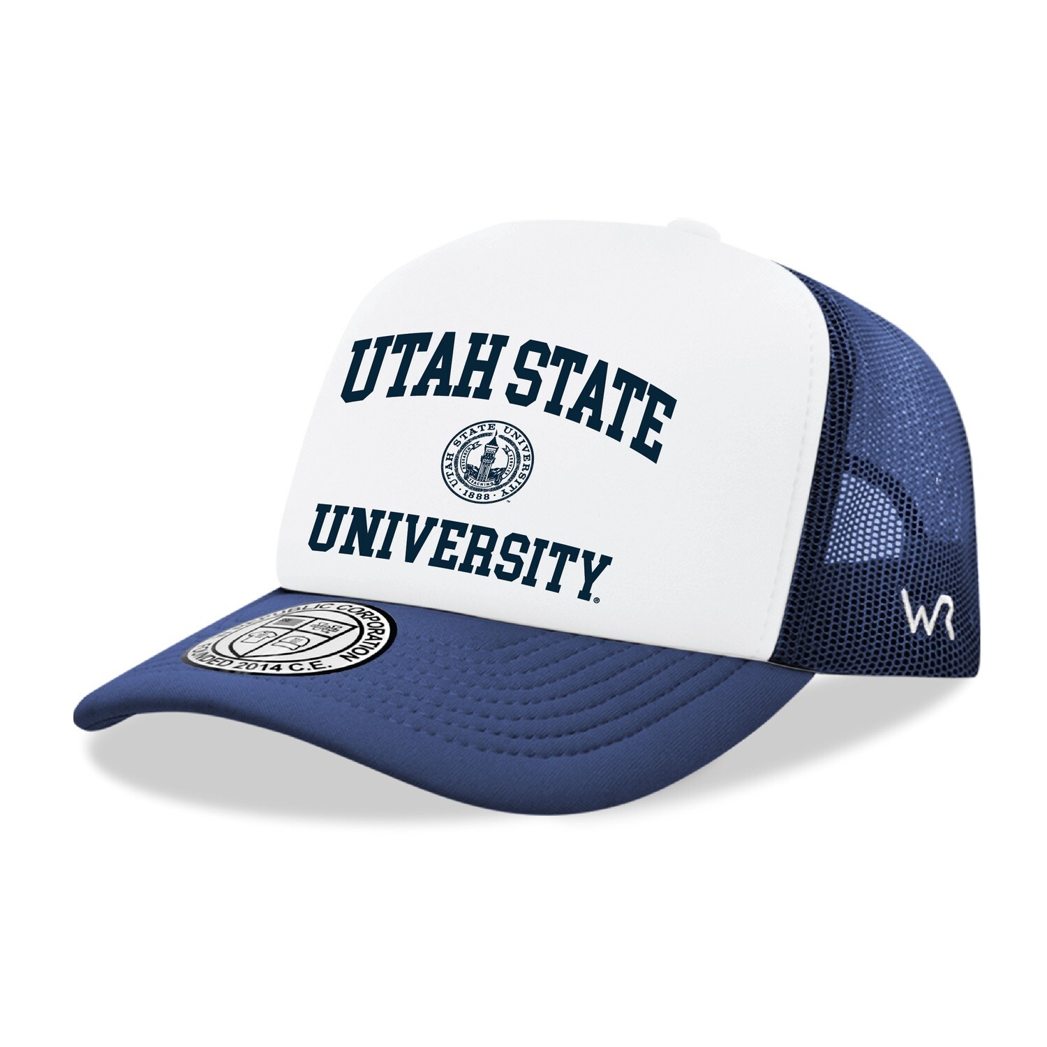 Utah State University Aggies USU Trucker Mesh Snapback Seal Hat | eBay