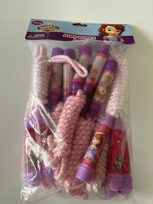 Disney "Sofia The First" Jump Ropes 8 Pc Package Age 5+ Pink And Purple ...