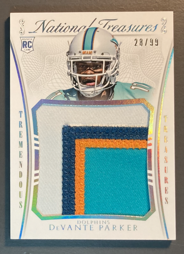 DEVANTE PARKER 2015 PANINI NATIONAL TREASURE NFL ROOKIE PATCH 28/99 | eBay