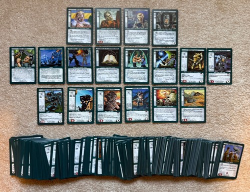 LOT Battletech CCG TCG 300 cards- Galen Cox, Steiner-Davion, Phelan ...