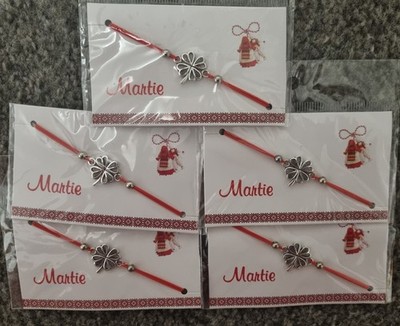 5×Martisor. Bracelet. Bratari Baba Marta. Martenitsa. Spring amulet ...