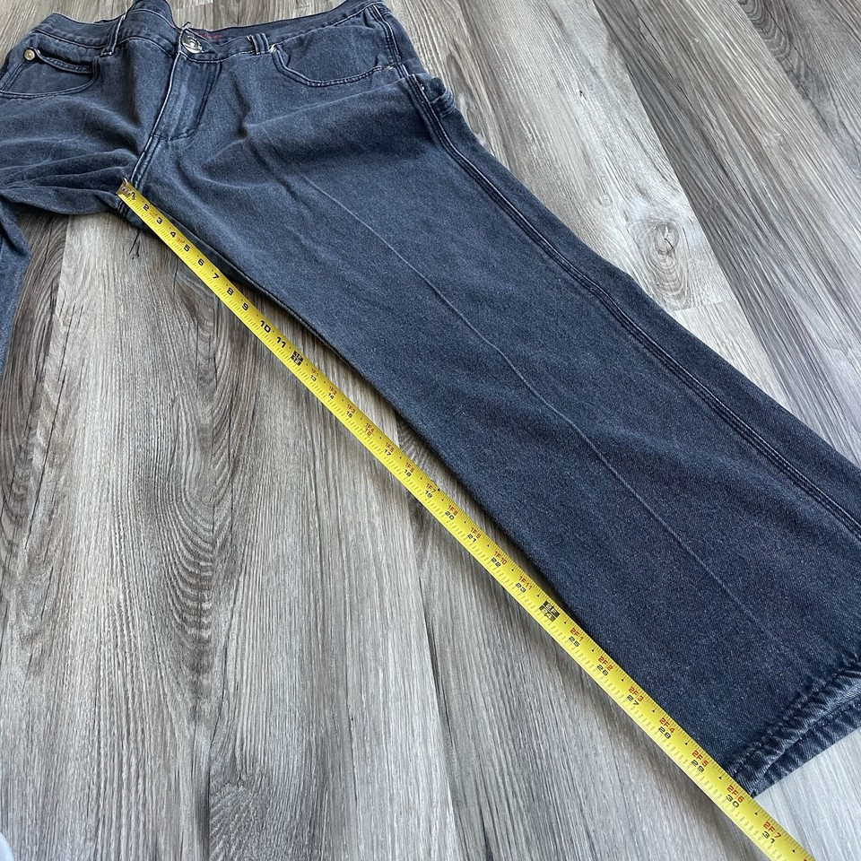 Y2K RK Brand Carpenter Jeans Men's 40x32 Black Denim Workwear Grunge ...