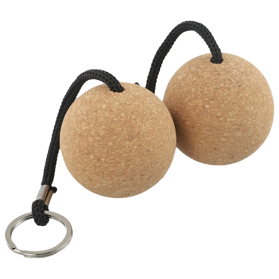 Lightweight Floating Cork Keyring Ball 2pcs 50mm Ball Cork Pratical Hot ...