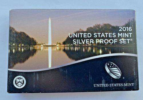 2016 US Mint Silver Proof Set Box COA State Quarter Half Dime Penny Dollar | eBay