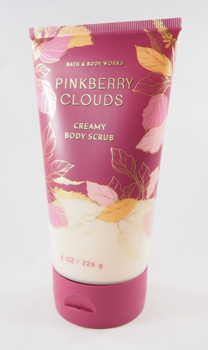 (1) Bath & Body Works Pinkberry Clouds Creamy Body Scrub Shea Vitamin E ...