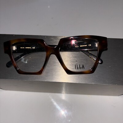ILLA MARIO DOMENICS TORTOISE EYEGLASSES FRAMES ONLY/ MADE IN ITALY | eBay