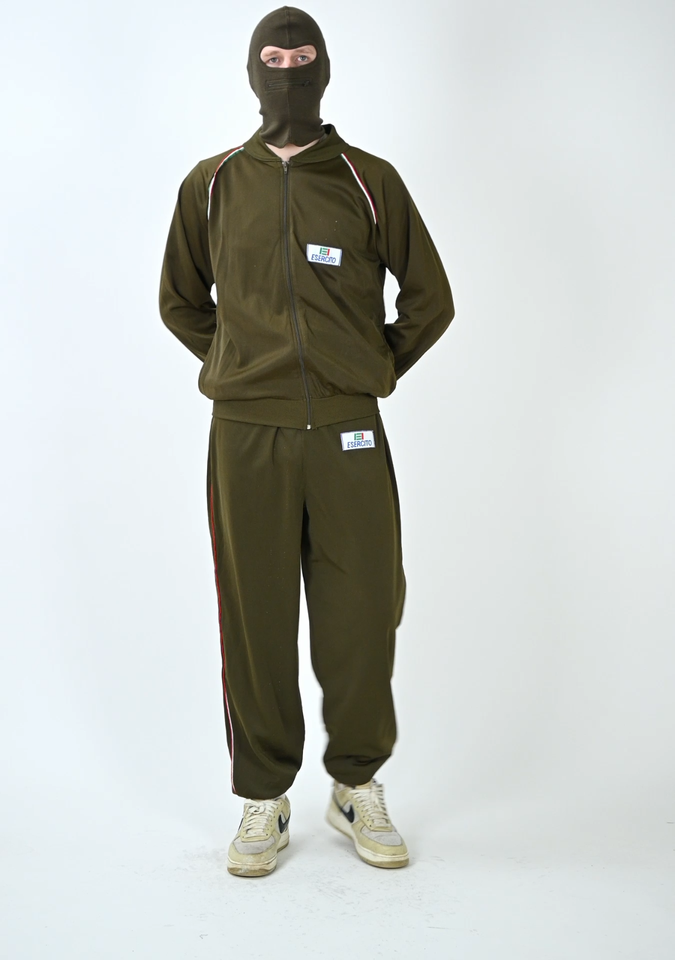 Genuine Italian Army Training Tracksuit Top Jacket Military Sports ...