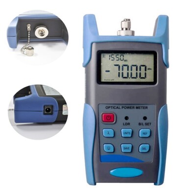 Optical Power Meter Fiber Optic Power Meter Large Capacity Data Storage ...