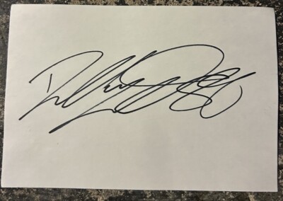 Dallas Goedert Hand Signed Auto Autograph Index Card Philadelphia ...