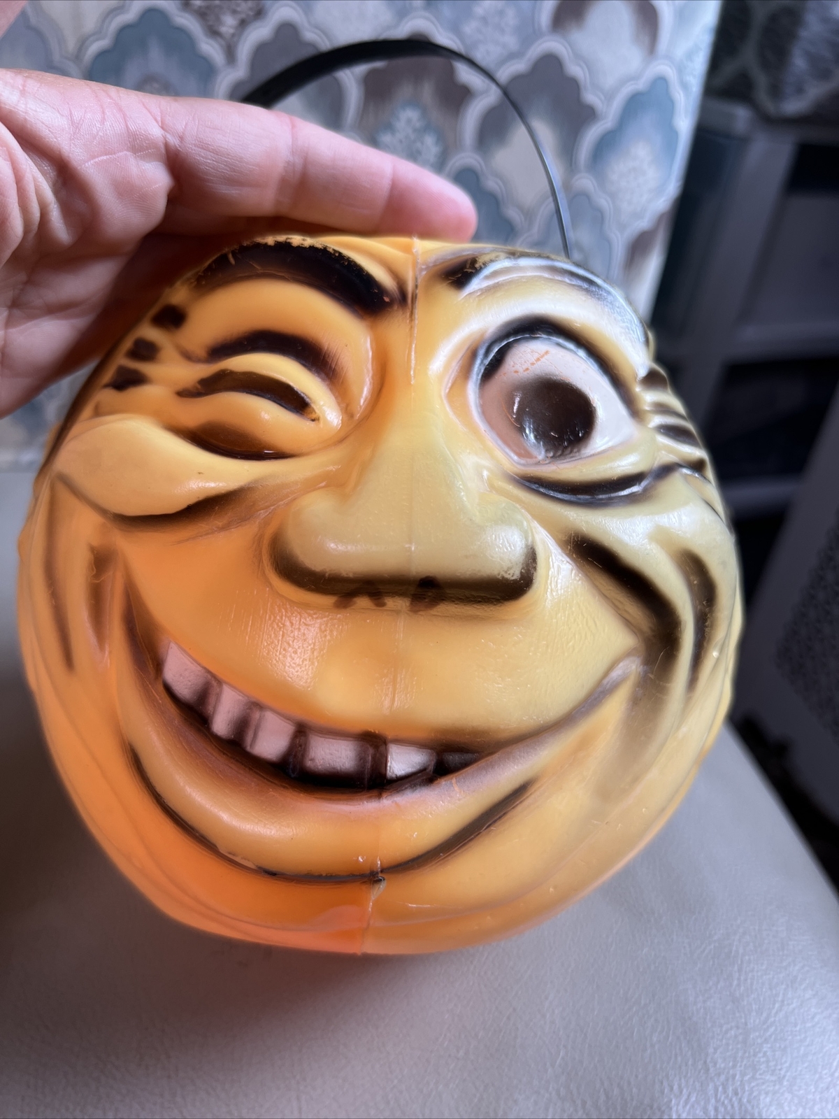 Topstone Halloween Winking Pumpkin vintage blowmold | eBay