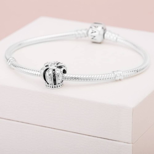 NEW Authentic PANDORA 925 Ale Silver Fairy Tale Royal Crown Charm ...