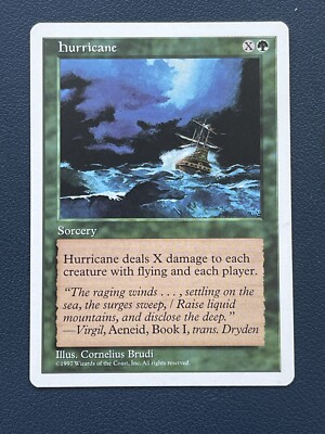 MTG: HURRICANE 5th Edition Regular UNCOMMON | eBay