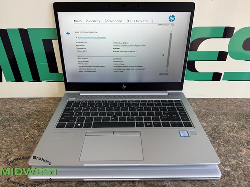 (Lot of 2) HP EliteBook 840 G6 i5-8365U 1.6GHz 8GB RAM No OS/HDD/SSD | eBay