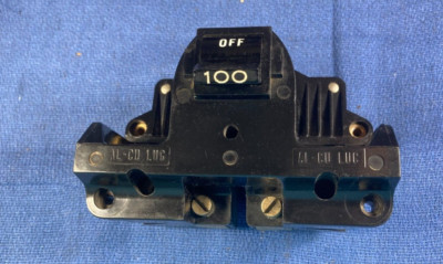 Federal Pacific FPE 100 AMP Main Breaker Type FUSE BOX PANEL SWITCH 120 ...